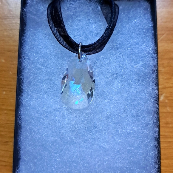 Jewelry | Lightning Storm Crystal Teardrop Necklace | Poshmark